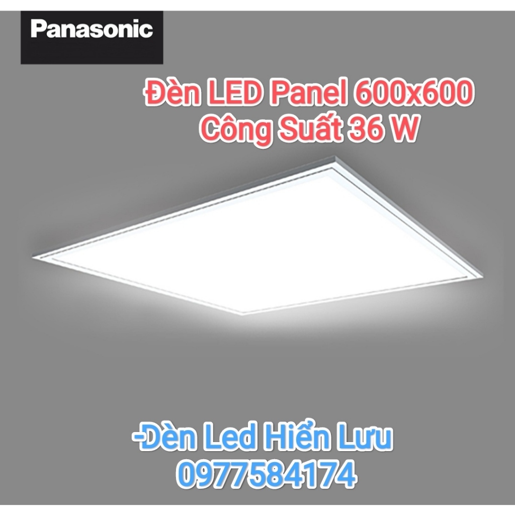 Đèn LED panel 600x600 - 36W Panasonic - Bảo hành chính hãng | Shopee ...