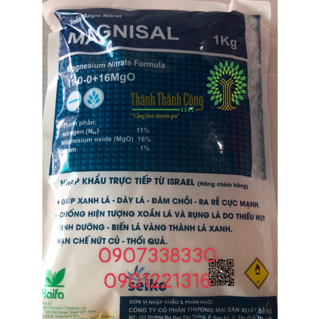 Phân bón MAGNISAL MAGIE NITRAT (11-0-0 + 16MgO) Gói 1kg - chính hãng ...
