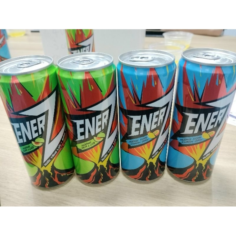 Lốc 6 lon nước tăng lực có ga Enerz 320ml | Shopee Việt Nam