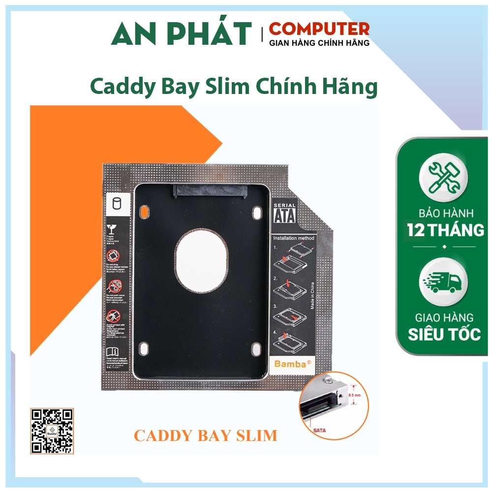 Caddy Bay SSD SATA 3 9.5mm/12.7mm-Khay ổ cứng thay thế ổ DVD-NEW ...