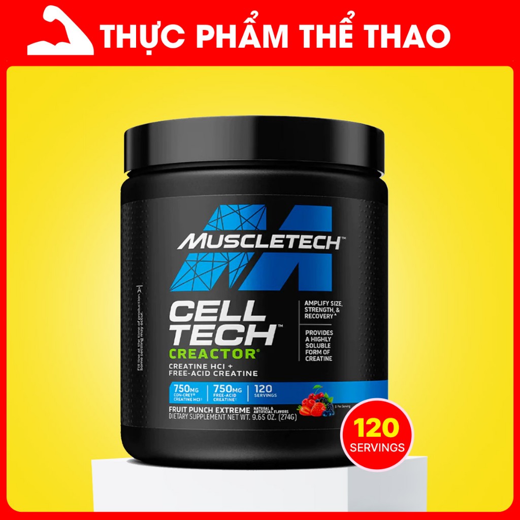 Thực Phẩm Bổ Sung Muscletech CELL TECH CREACTOR 120 Servings | Shopee ...