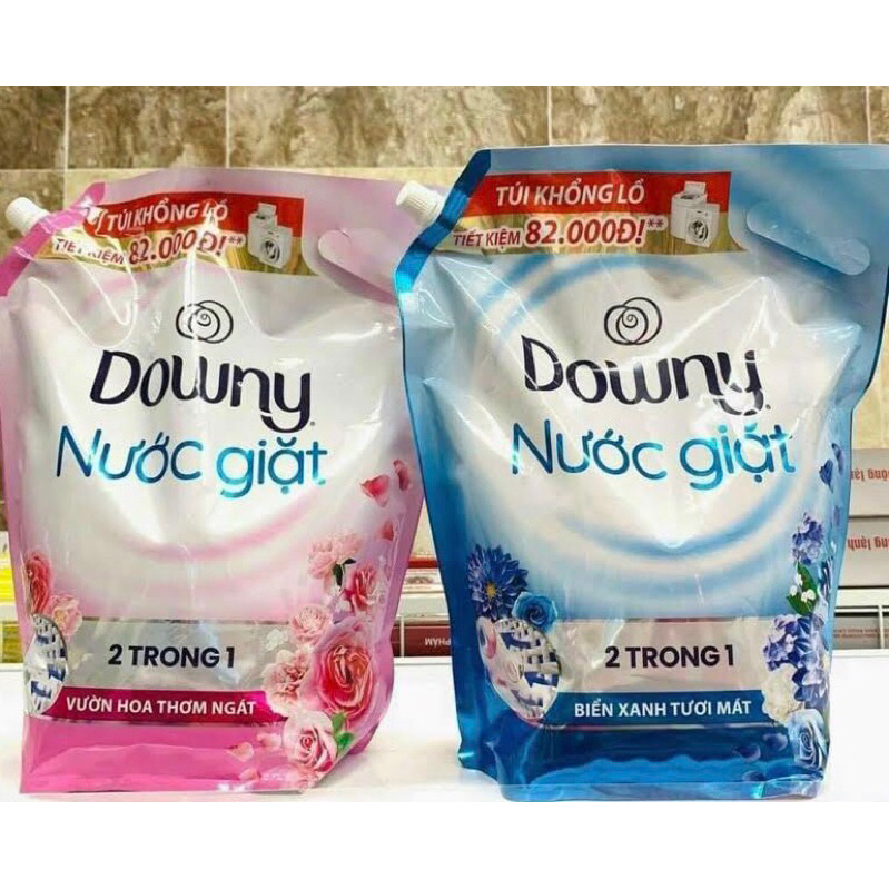 [Chính hãng]Nước Giặt Downy 2 in 1(2 trong 1) Hương Hoa/Tươi Mát/Khử Mùi Thơm Lâu Túi 2,7kg Mẫu ...