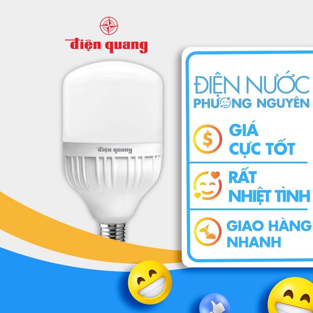 Đèn LED bulb Điện Quang ĐQ 12W, 20W, 30W, 40W - Ánh sáng trắng | Shopee Việt Nam
