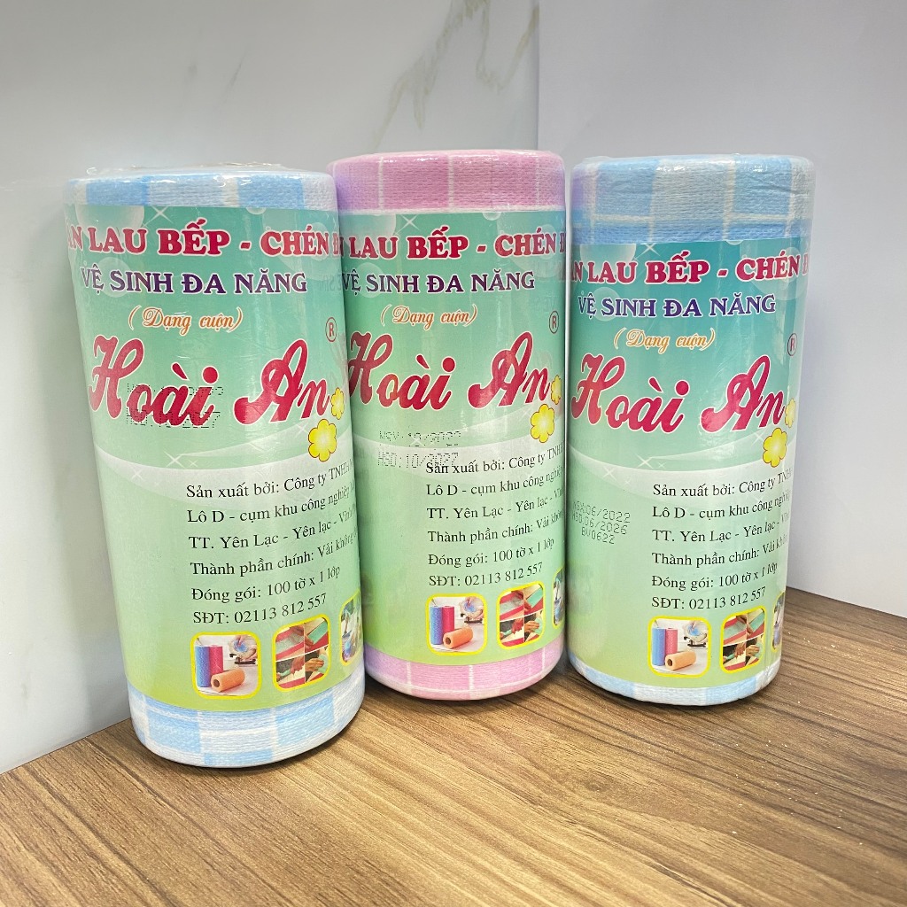 Giấy Lau Đa Năng - Khăn Lau Bếp, Lau Tay 100 Tờ 1 Cuộn Có Thể Giặt Và ...