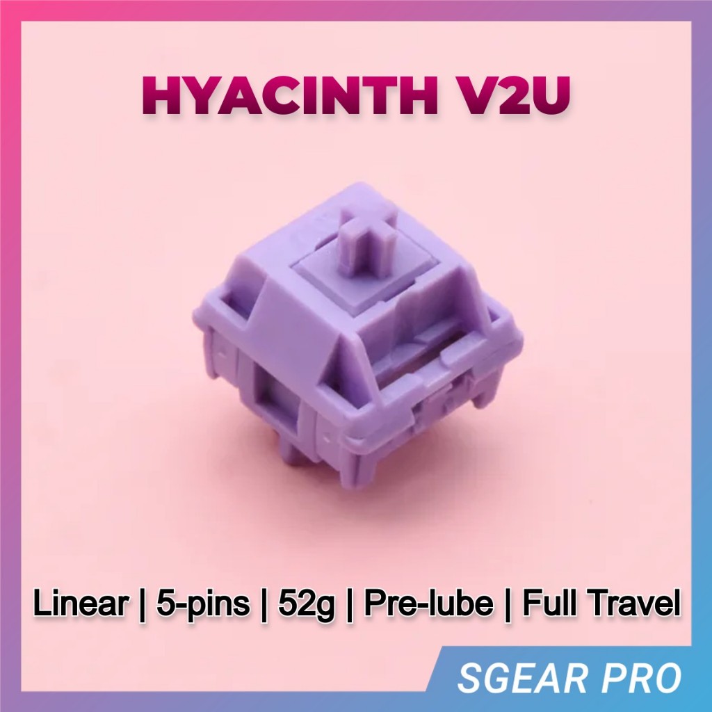 Switch HMX Hyacinth V2U Linear 52g Full Travel - 1 Pack 10 Switches ...