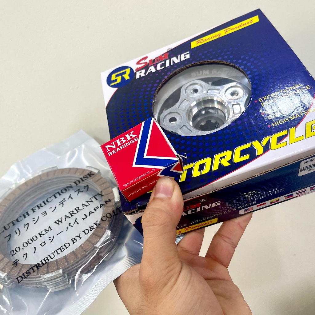 COMBO Nồi Độ 5 lò xo Wave Dream SUM RACING Mẫu UMA - 5 Lá Bố 4 Lá Sắt ...