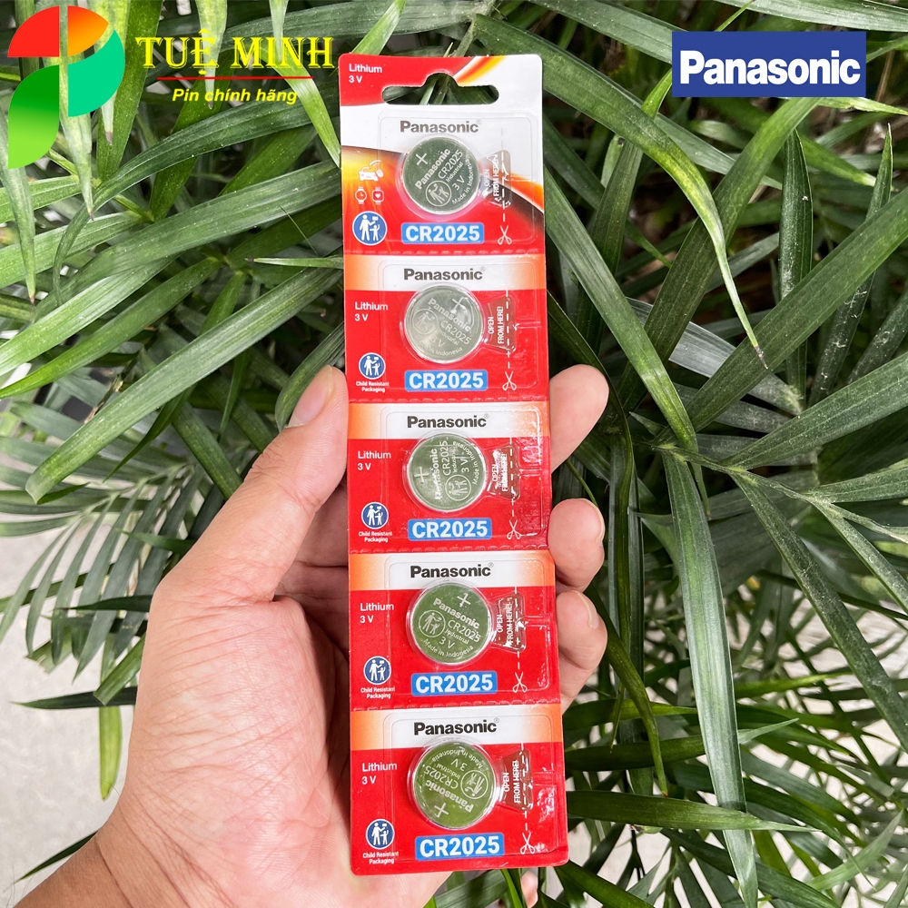 [ VỈ 5 VIÊN ] Pin Panasonic CR2032 CR2025 CR2016 3V chính hãng, pin ...