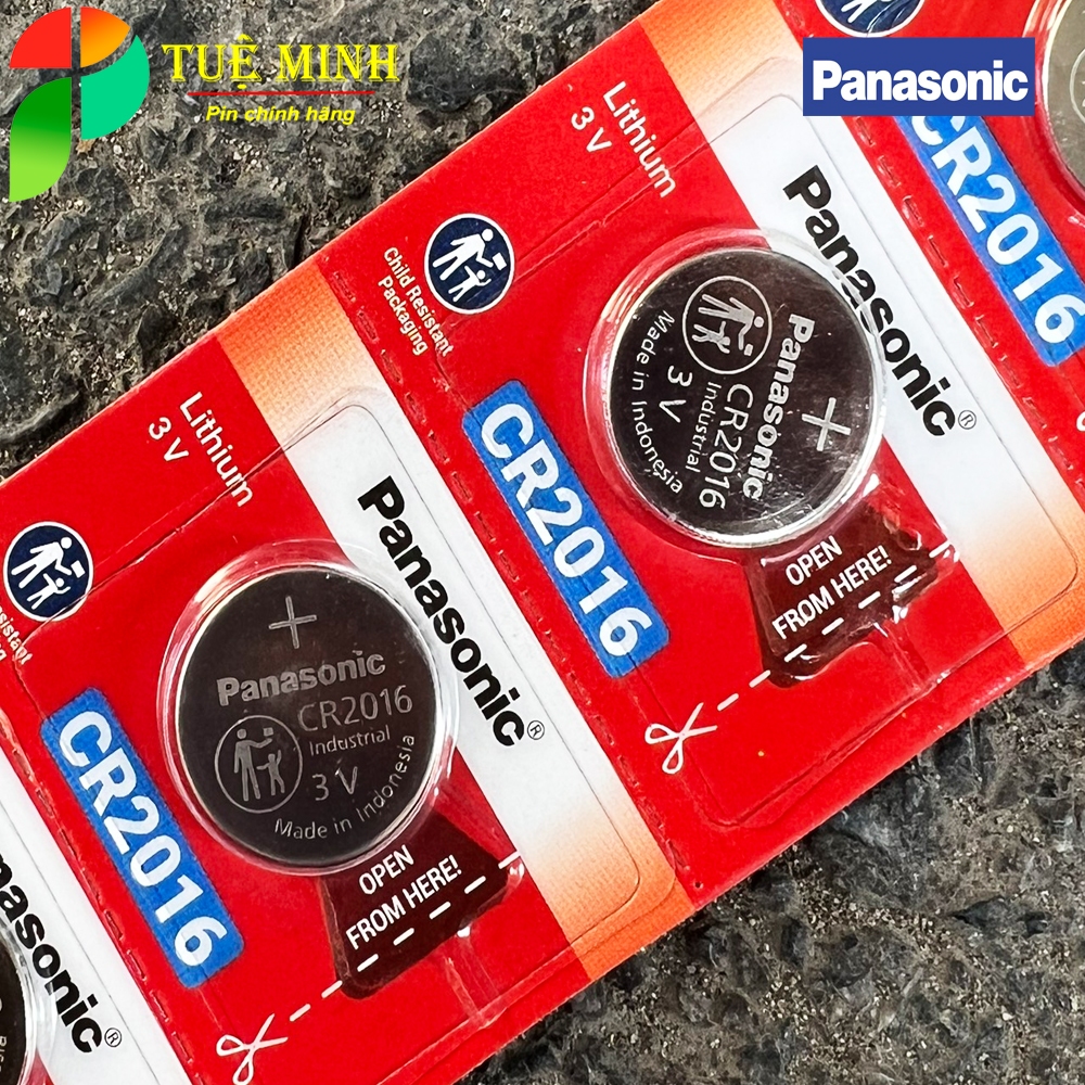 [ VỈ 5 VIÊN ] Pin Panasonic CR2032 CR2025 CR2016 3V chính hãng, pin cmos, pin khuy áo 3V ...