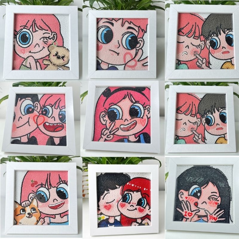 Tranh Đính Đá Theo Yêu Cầu, Tranh Gắn Đá Mini 5D Tự Hoàn Thành, Tăng ...