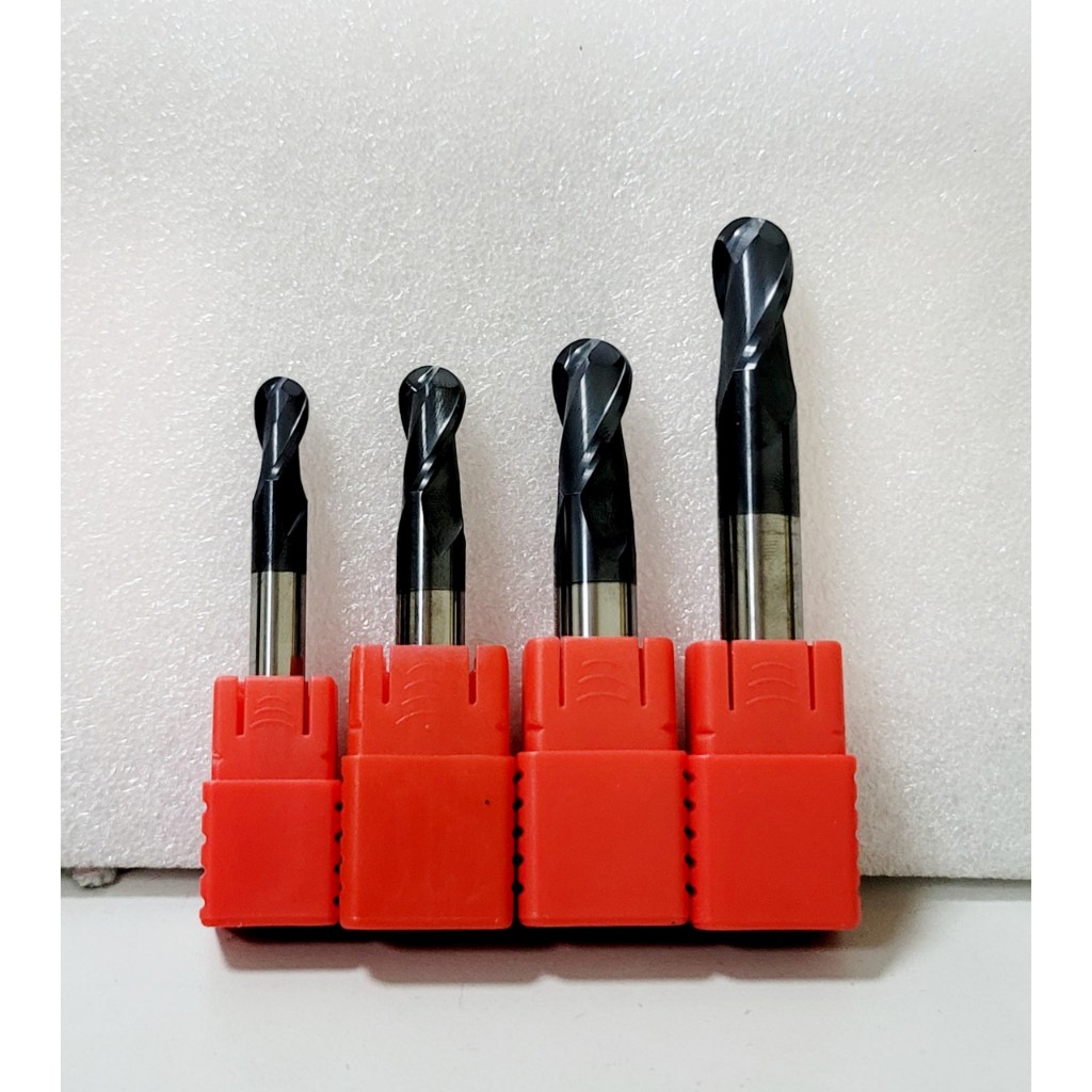 Dao phay cầu hợp kim chuyên phay thép R4, R5, R6, hãng Teska, Đài Loan ...