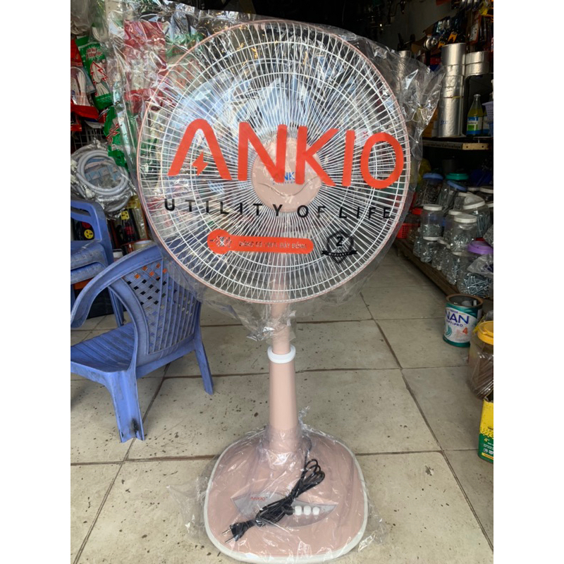 Quạt đứng lỡ lửng 16" ANKIO AL1639 màu hồng - BH 24 tháng | Shopee Việt Nam