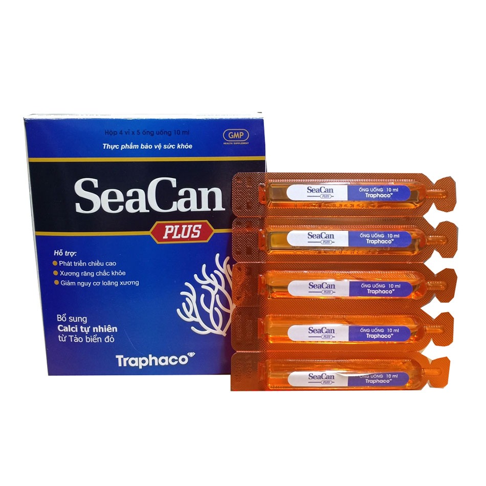 (CHÍNH HÃNG) SeaCan Plus / Seacan Bổ Sung Canxi Tự Nhiên Từ Tảo Biển Đỏ ...
