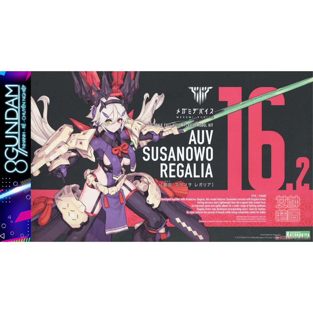 Mô Hình Lắp Ráp Megami Device 16.2 AUV Susanowo Regalia | Shopee Việt Nam