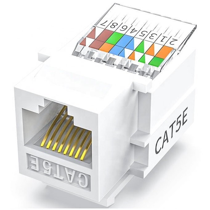 Ổ cắm mạng RJ45 cat5e – Modular Jack Cat5e chính hãng FLEXCOM | Shopee ...