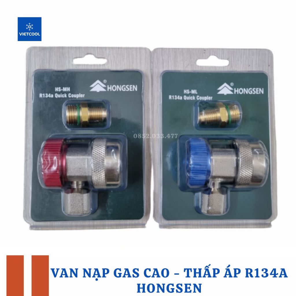 Van nạp gas R134a điều hòa ô tô Hongsen HS-ML (Thấp Áp), HS-MH (Cao Áp) | Shopee Việt Nam