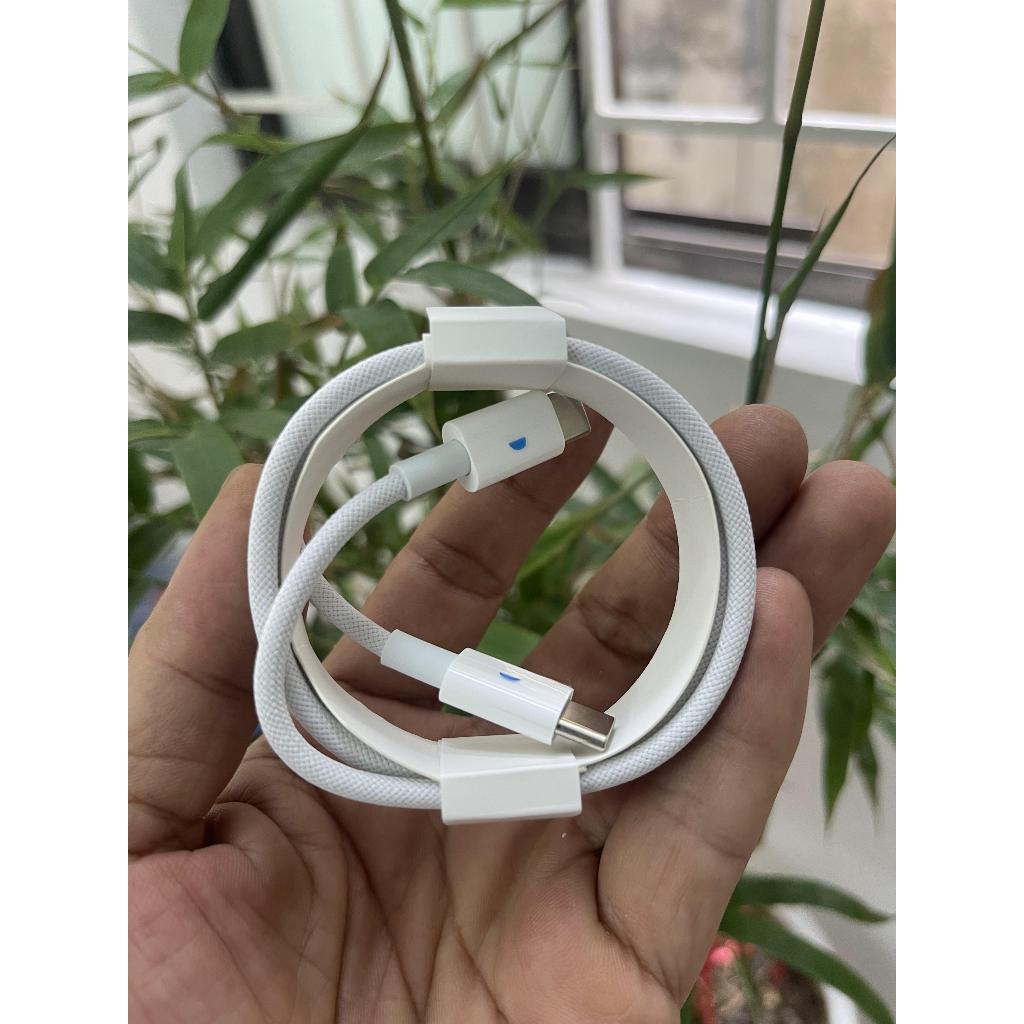 Dây Cáp Sạc Nhanh Bọc Dù Type C to Type C 60W Cho iphone 15 15 Promax. Hàng nguyên hộp. | Shopee ...