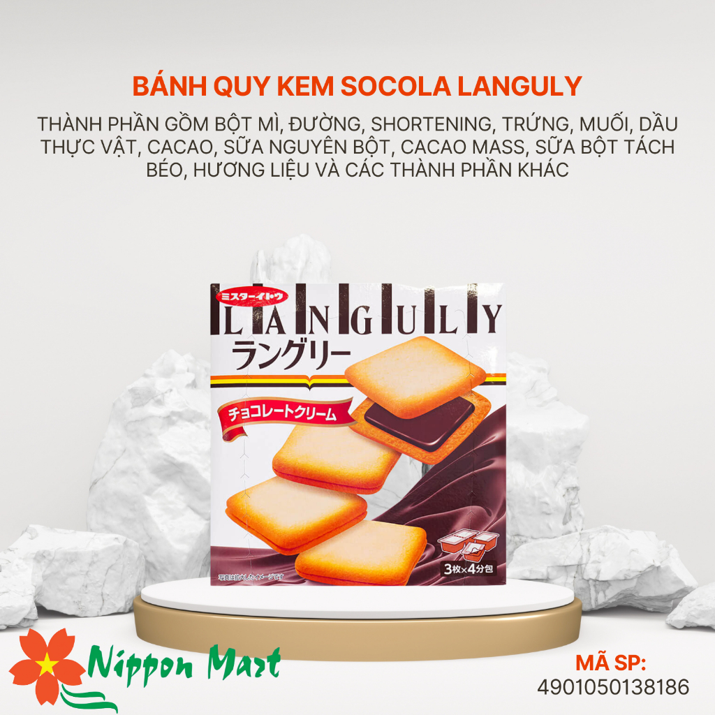 Bánh Quy Kem Socola LANGULY | Shopee Việt Nam