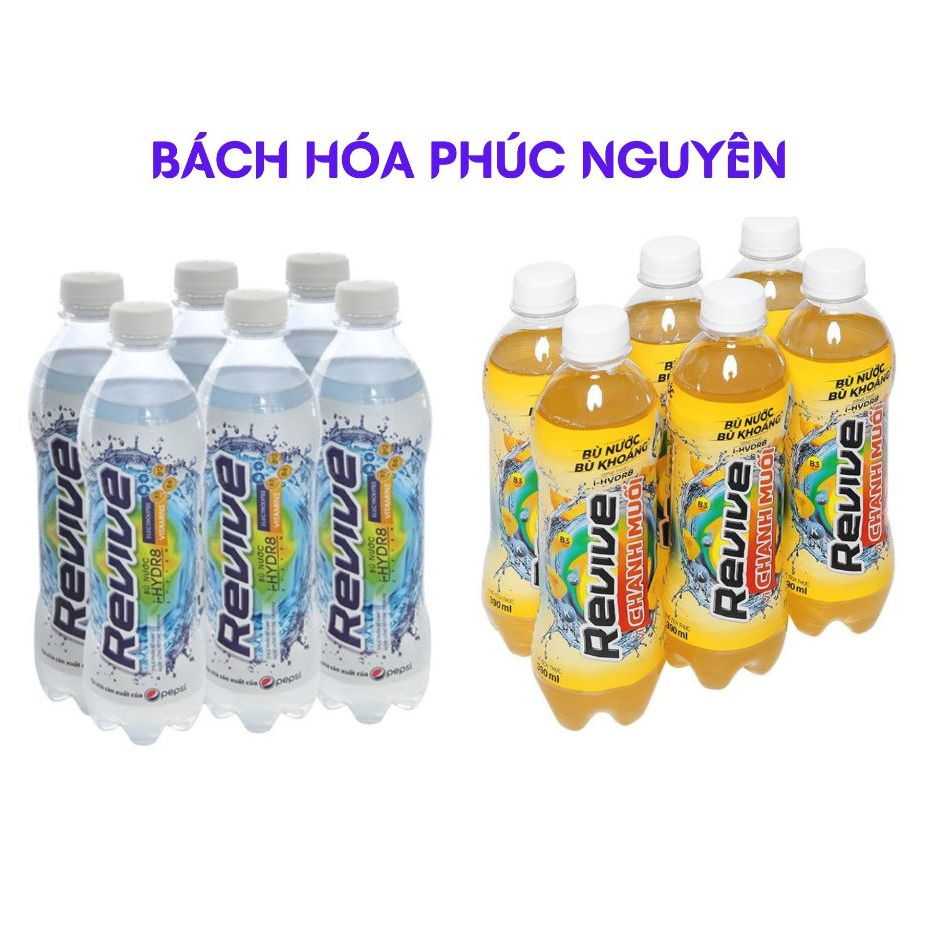Lốc 6 Chai Revive Bù Nước Bù Khoáng chai 500ml | Shopee Việt Nam