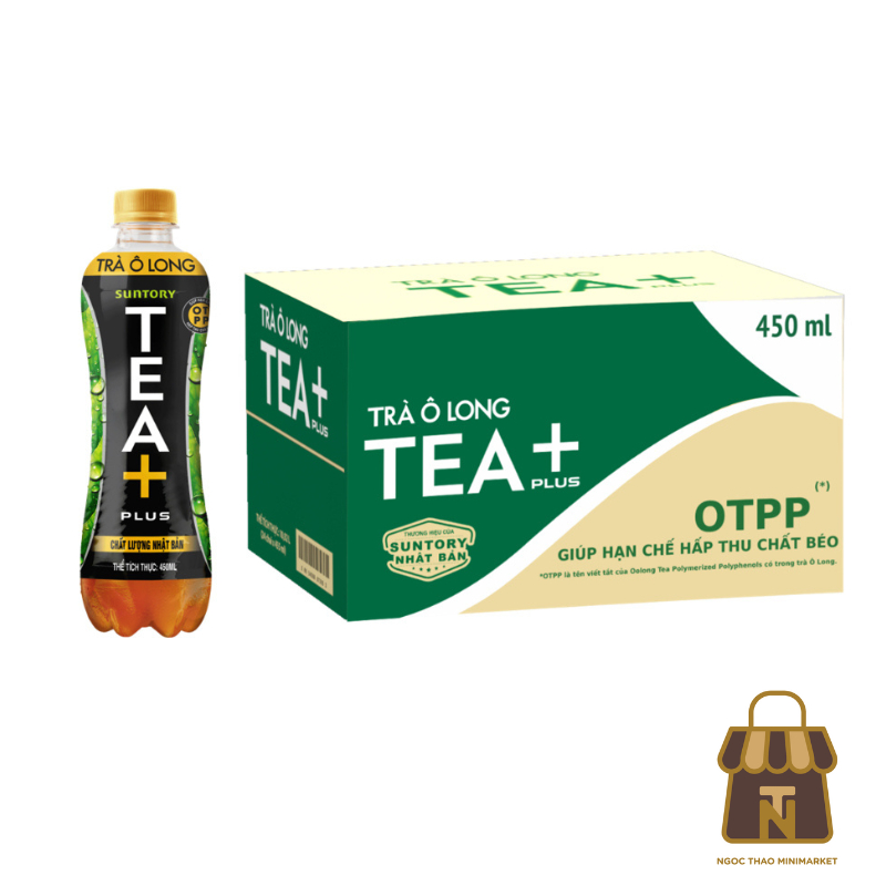 Lốc 6 Chai Trà Ô long Tea+ (450ml /chai) | Shopee Việt Nam