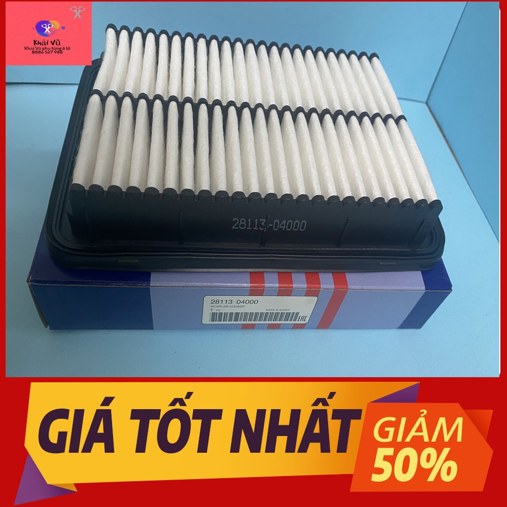 Lọc gió động cơ xe Kia Morning, Picanto, OEM mã: 281131Y100/2811304000 ...
