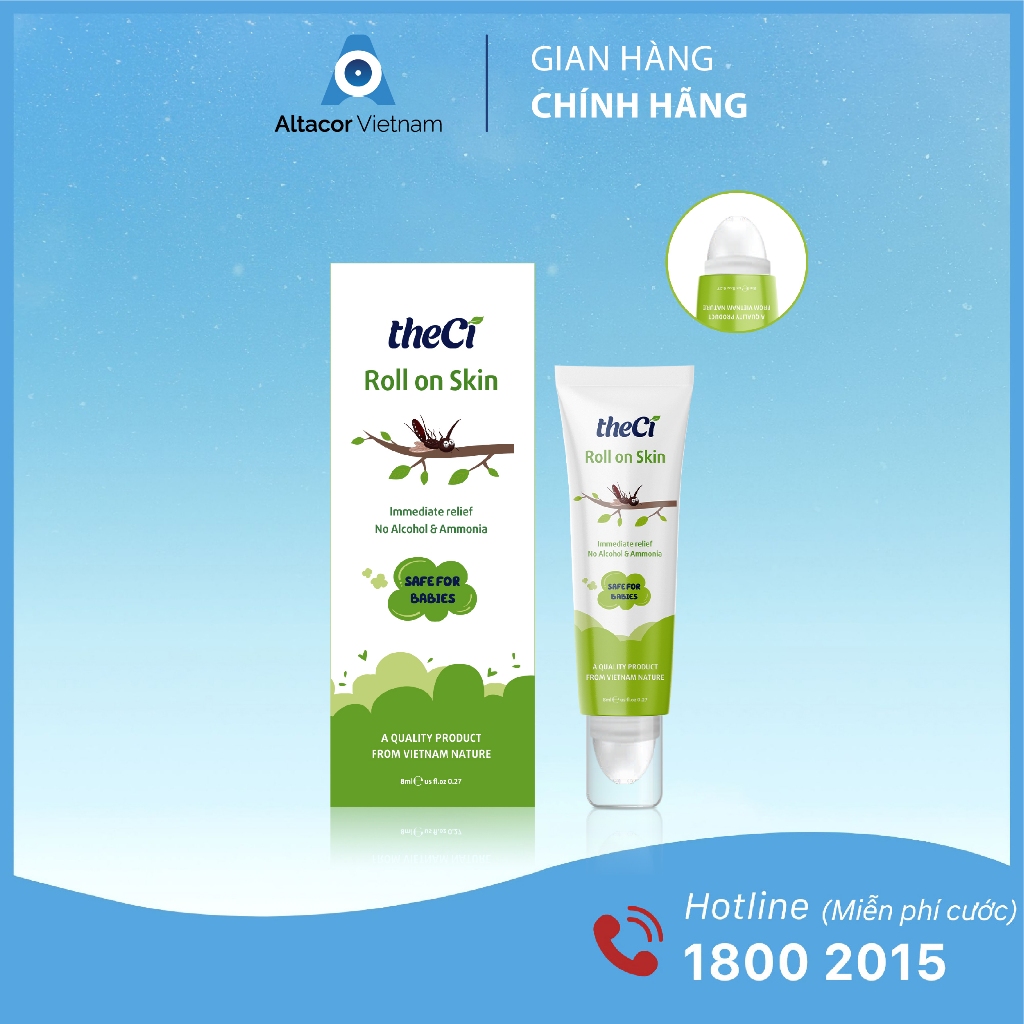 Lăn Bôi Vết Muỗi Đốt TheCi - Giúp Giảm Sưng Ngứa, Ngừa Thâm - An Toàn Cho Trẻ - Tuýp 8ml ...