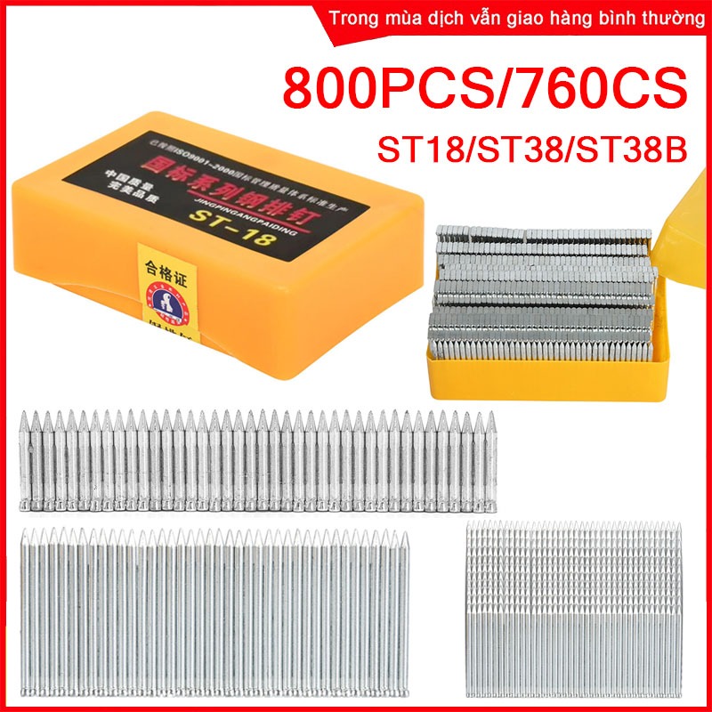 Đinh bê tông ST18/ST38,Súng bắn ghim 800 đinh,bắn súng,dùng cho cây gõ đinh | Shopee Việt Nam