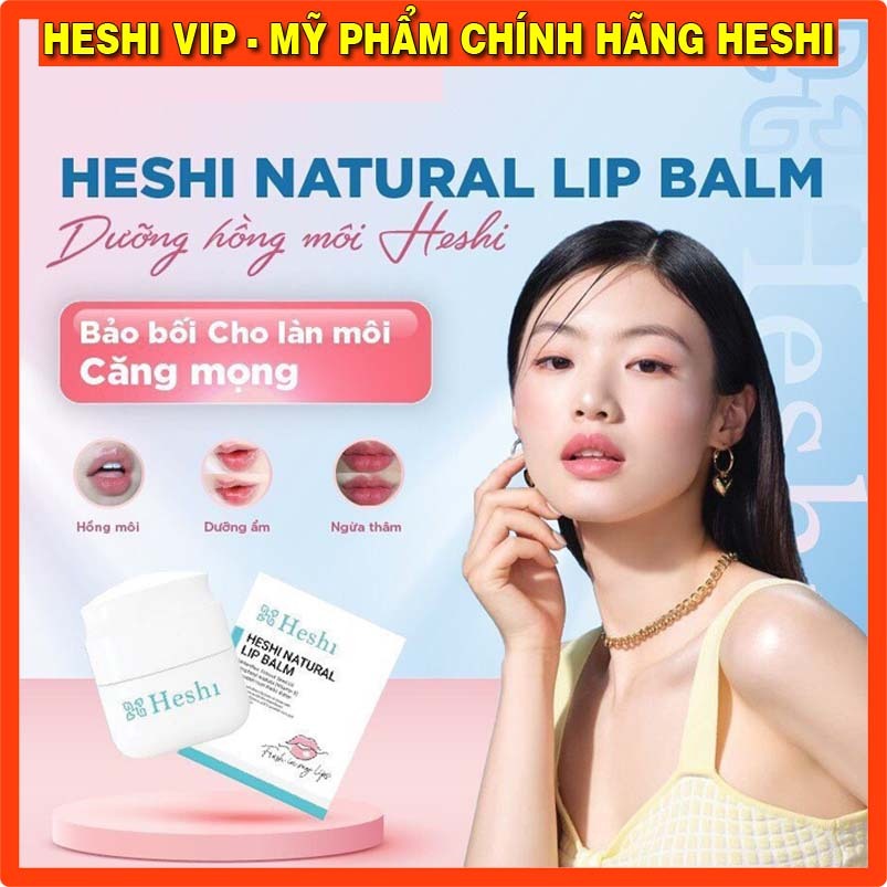 Kem dưỡng môi Heshi Natural Lip Balm 30g hỗ trợ xóa thâm làm hồng môi ...