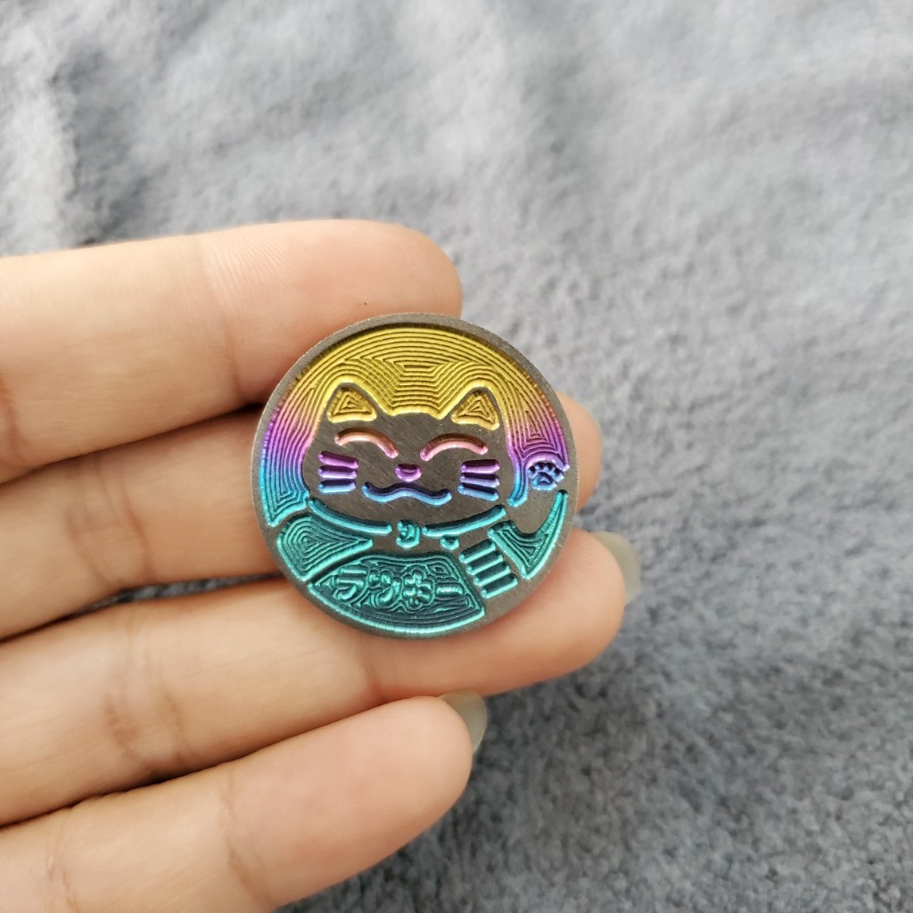 Tem logo Titan con mèo thần tài trang trí xe máy ( MÈO NHỎ) | Shopee ...