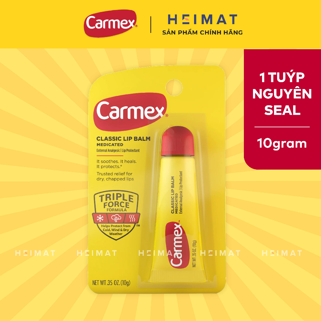 [FREESHIP] Son dưỡng môi Carmex Nguyên Seal - Carmex Classic Lip Balm. | Shopee Việt Nam