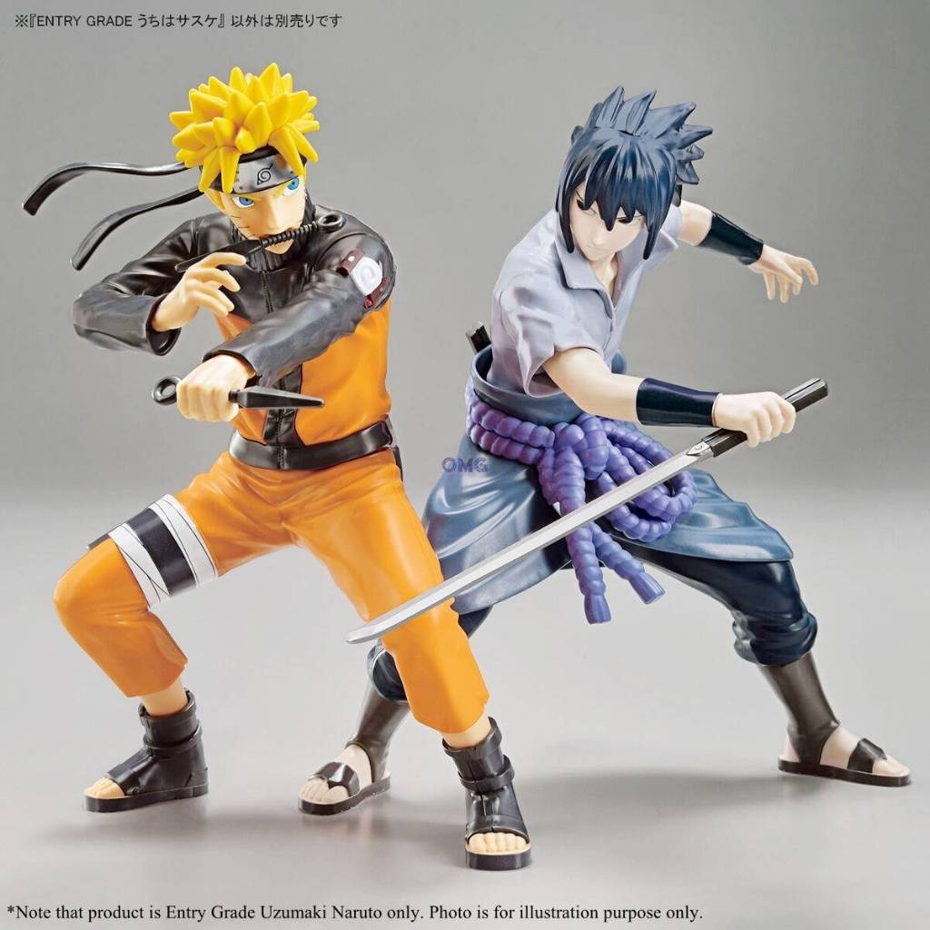 Mô hình lắp ráp Entry Grade Uchiha Sasuke / Uzumaki Naruto Bandai ...