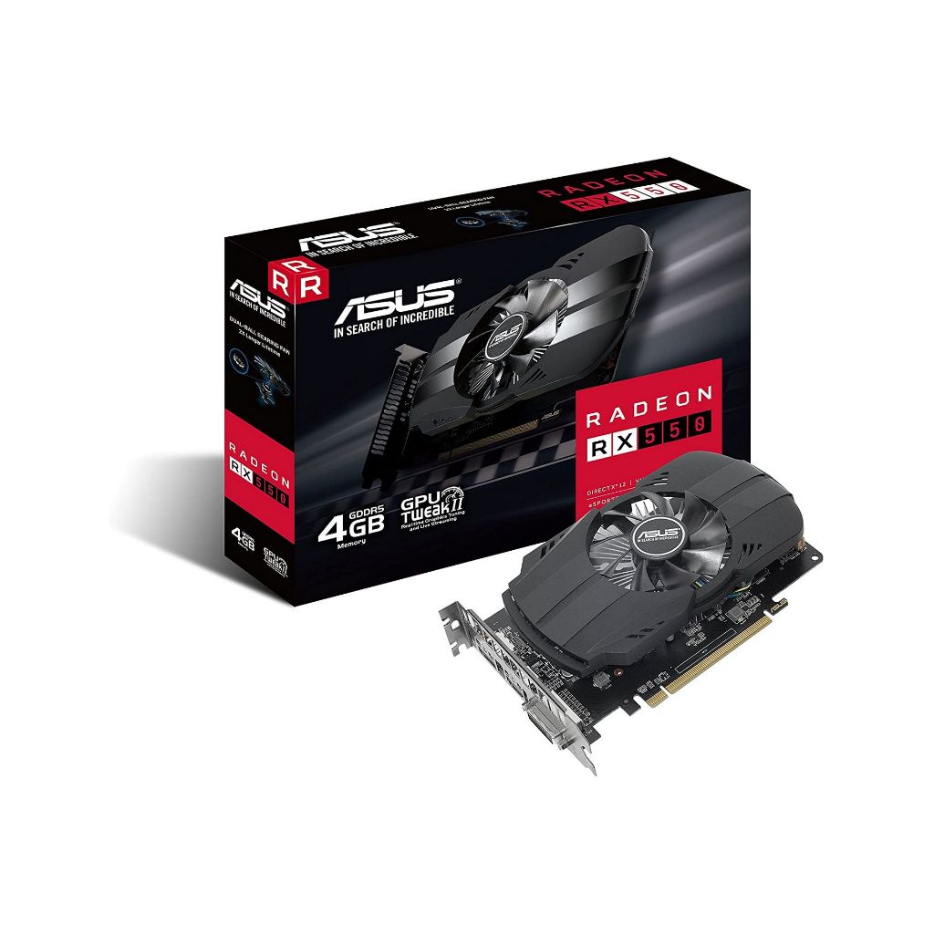 Card Màn Hình Asus Phoenix Radeon RX 550 4GB GDDR5 | Shopee Việt Nam