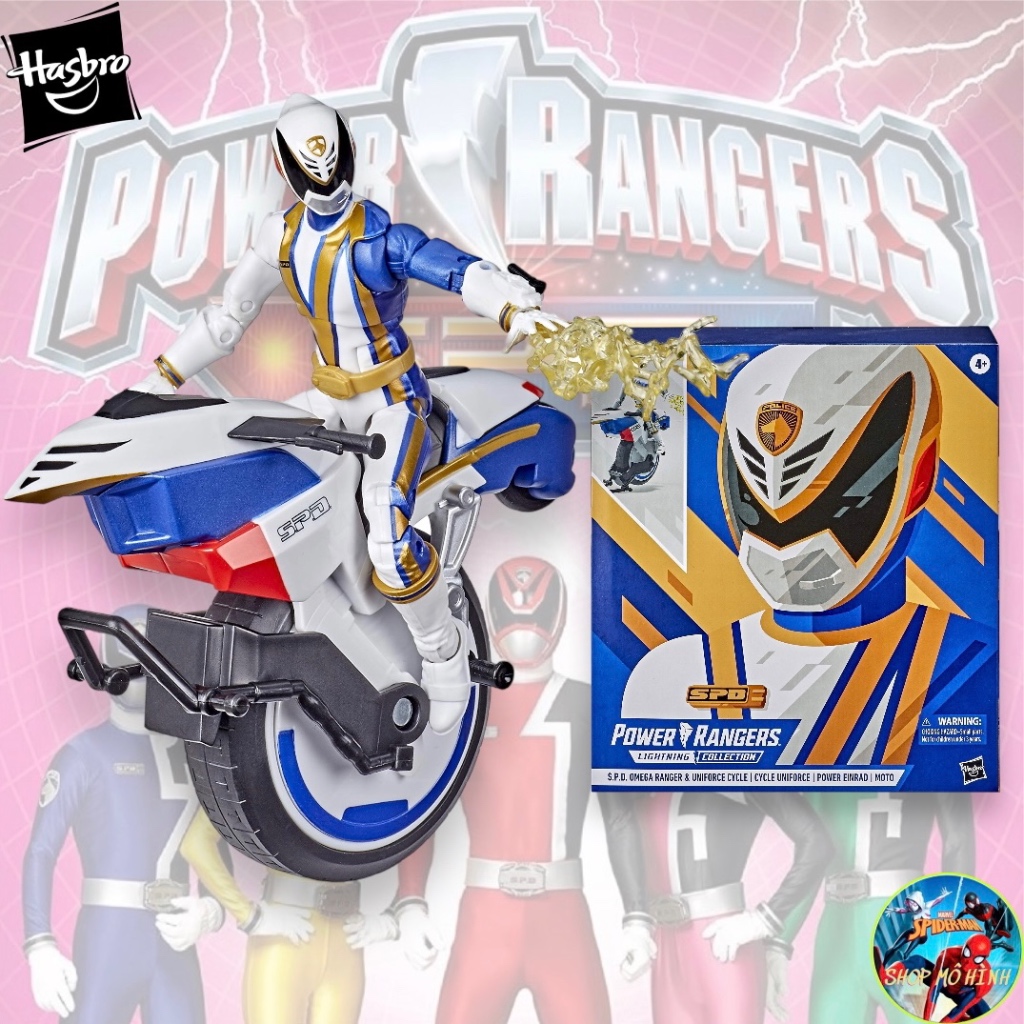 Mô Hình Power Ranger Lightning Collection SPD Omega Ranger Hasbro Siêu ...