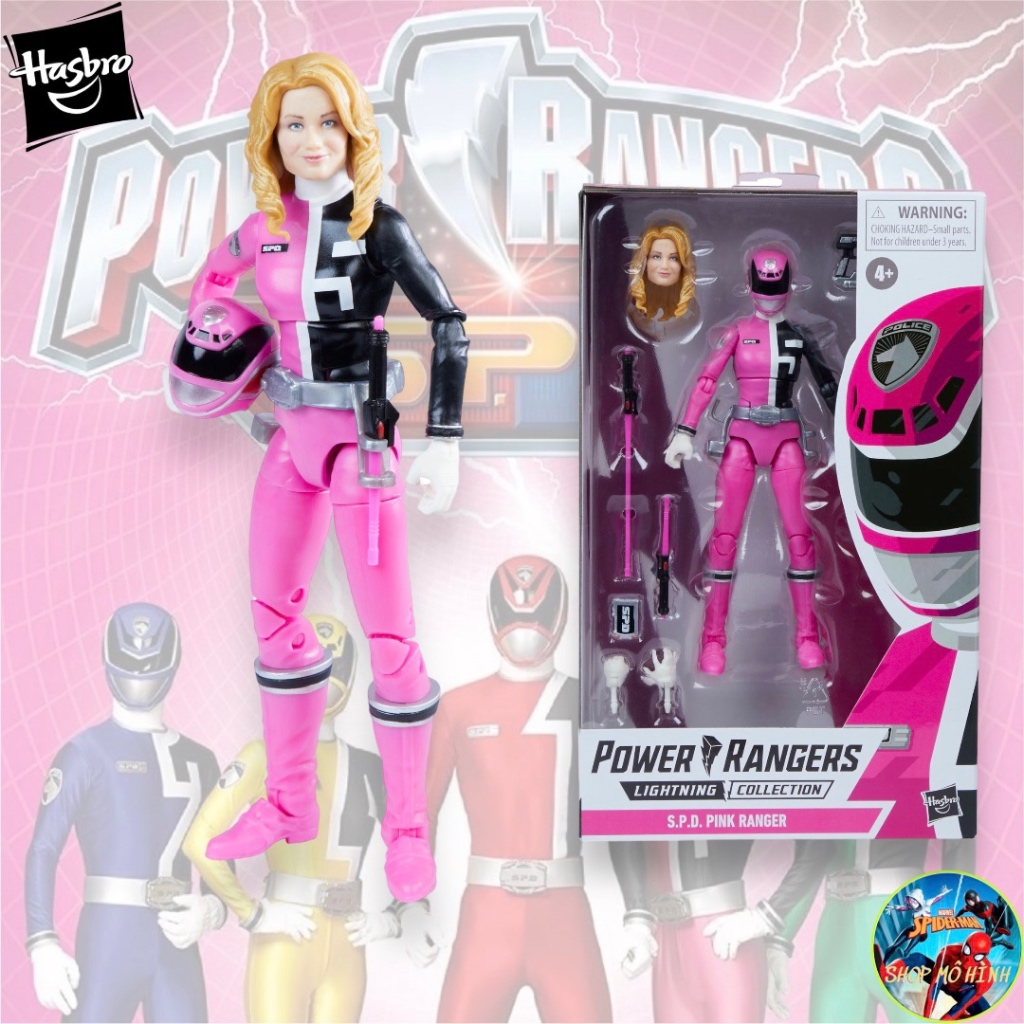 Mô Hình Power Ranger Lightning Collection SPD Pink Ranger Hasbro Siêu ...