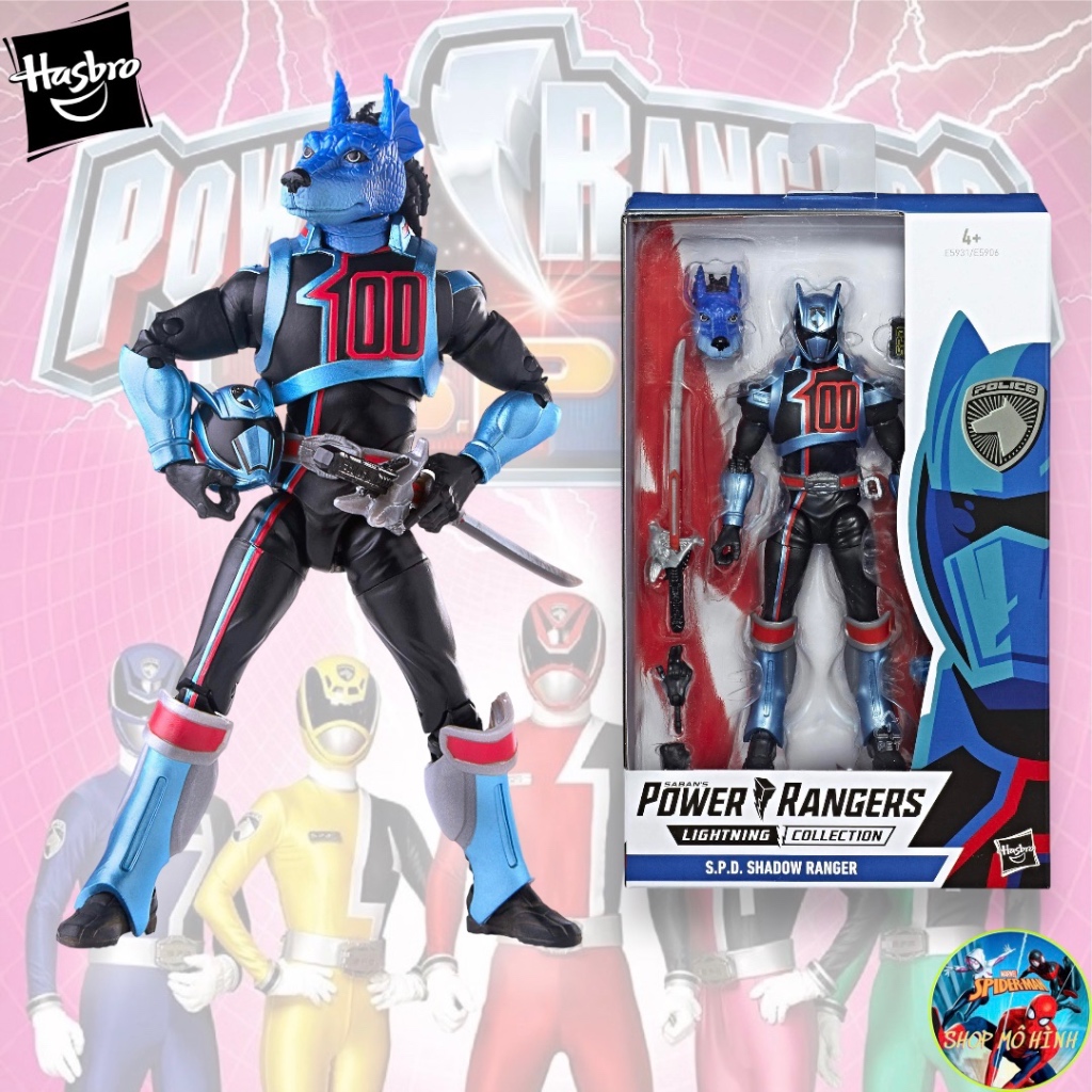 Mô Hình Power Ranger Lightning Collection SPD Shadow Ranger Hasbro Siêu ...