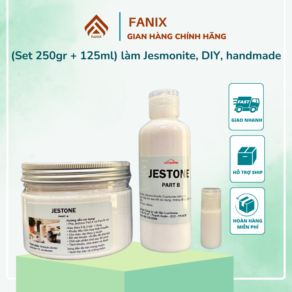 Bộ hỗn hợp đổ khuôn, DIY, handmade, làm chậu cây, tượng, quà lưu niệm ...