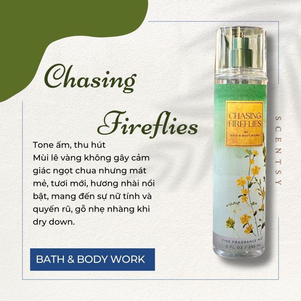Body mist xịt thơm CHASING FIREFLIES - [FULL SIZE] | Shopee Việt Nam