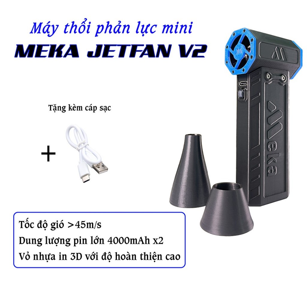 Quạt Phản Lực Meka JetFan V2 - Máy thổi cầm tay mini công suất cao ...