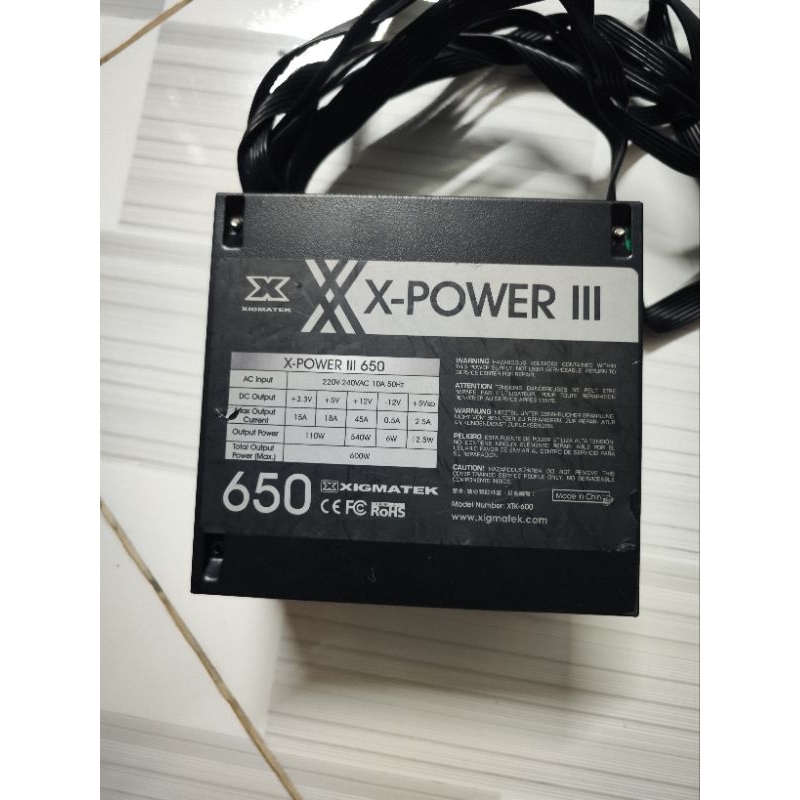 Nguồn Xigmatek X-power iii 650 cst | Shopee Việt Nam