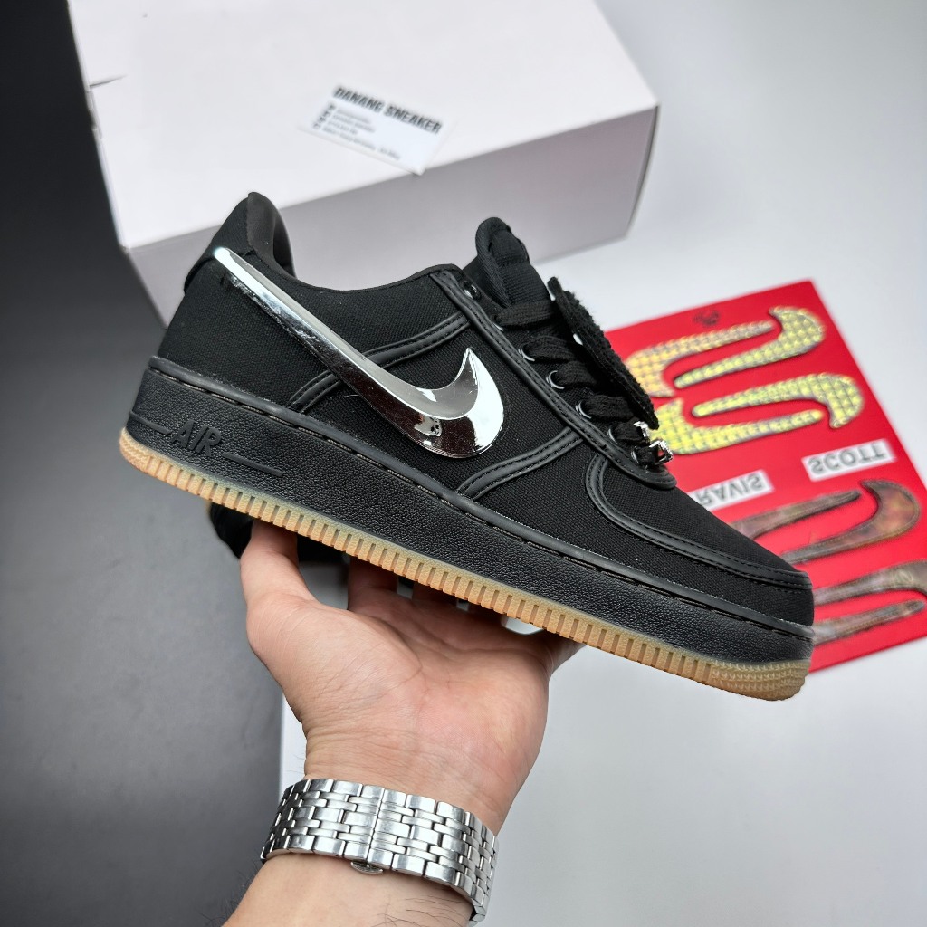 Giày Air Force 1 Low Travis Scott Black ( af1 travis đen ) bản high ...