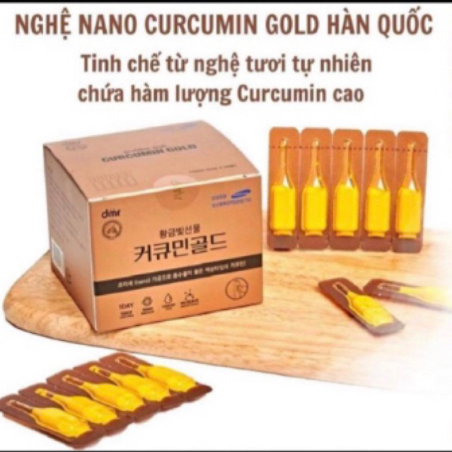 Tinh nghệ Nano Golden Gift Curcumin Gold Hàn Quốc hộp 50 tép | Shopee Việt Nam