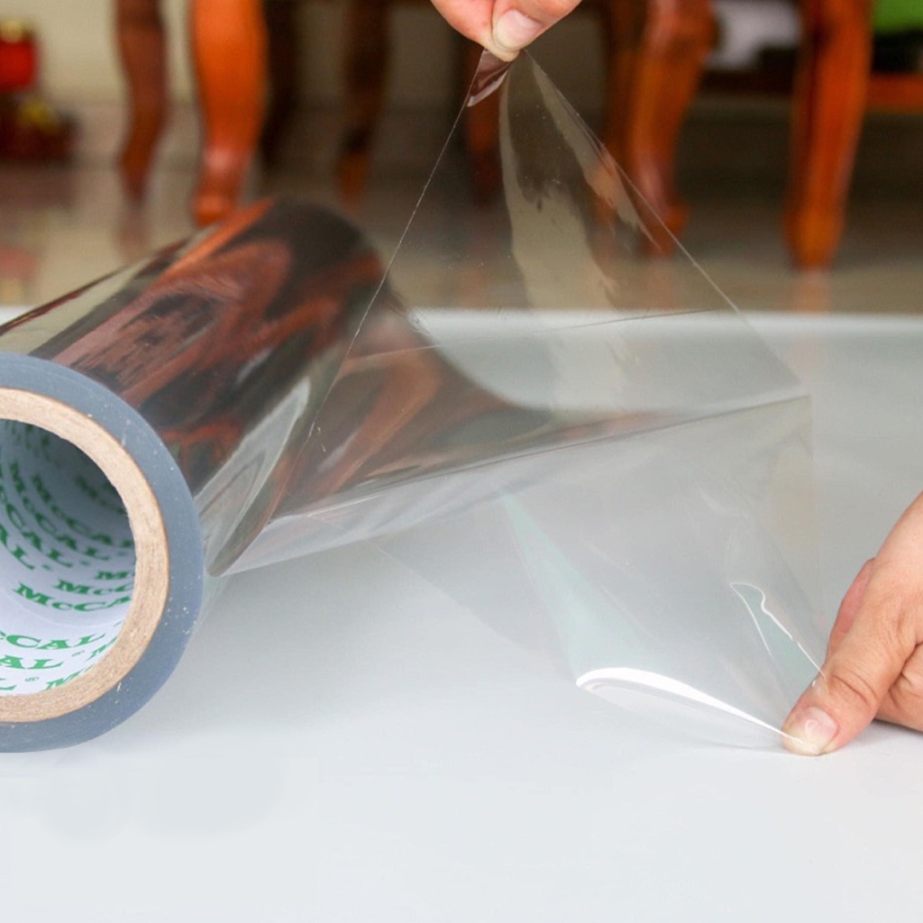 Decal nilon trong suốt dán laptop chống trầy, decan trong suốt dán xe ...