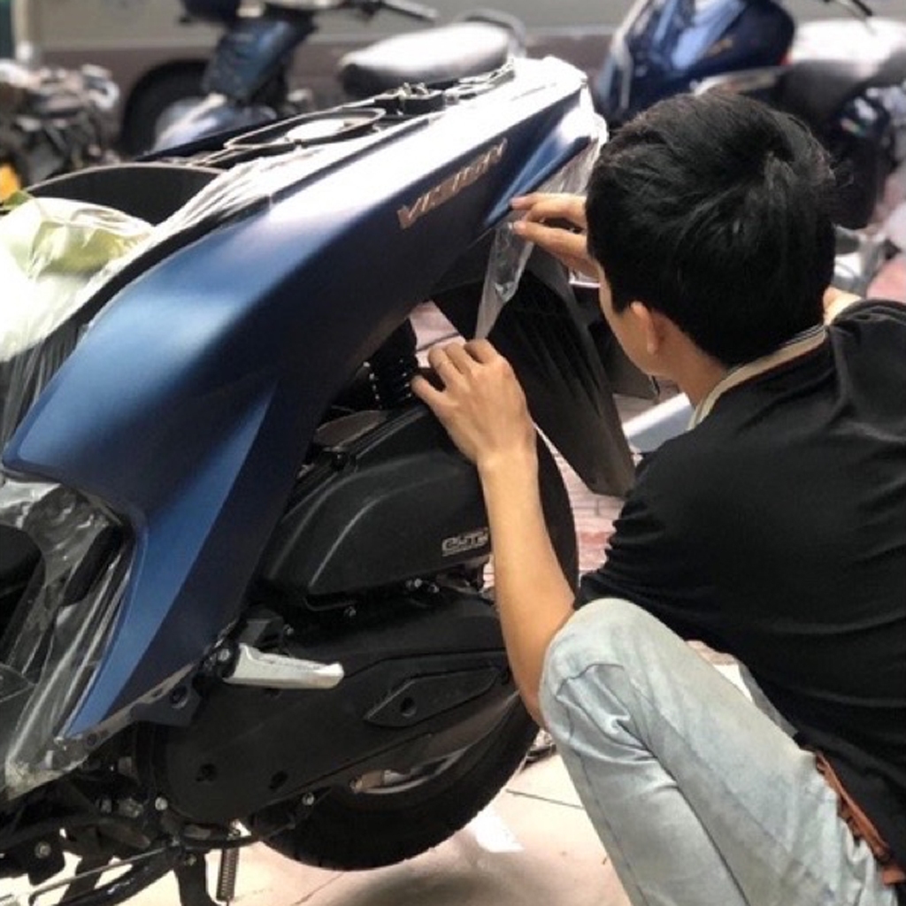 Decal nilon trong suốt dán laptop chống trầy, decan trong suốt dán xe ...