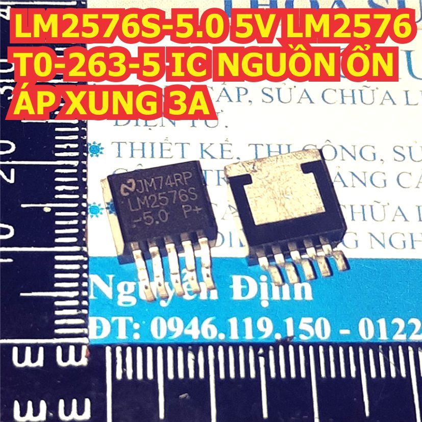 5 con LM2576S-5.0 5V LM2576S LM2576 2576 T0-263-5 IC BUCK POWER 3A kde2817 | Shopee Việt Nam