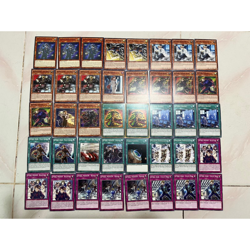 Bộ bài in Spyral Yugioh - 43 lá cả Extra deck - In 1 và 2 mặt | Shopee Việt Nam