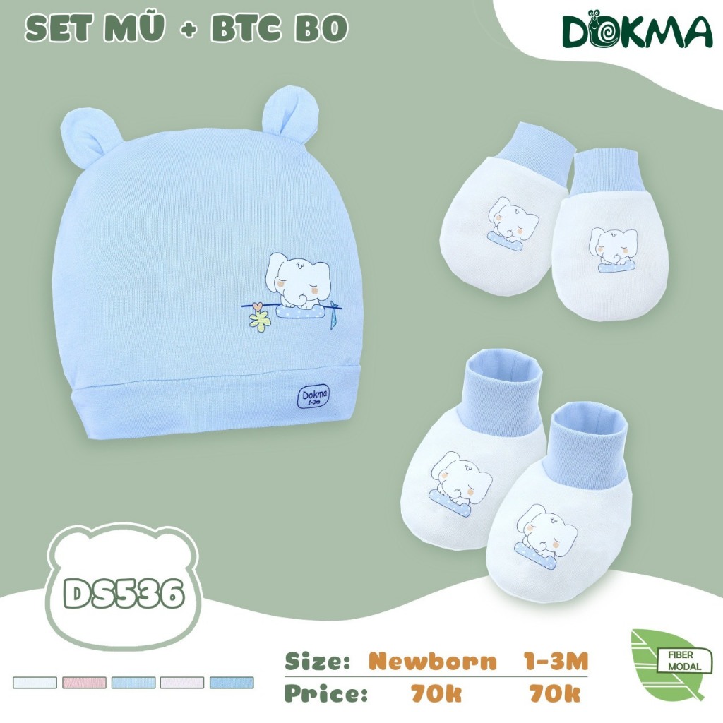 Sét Bộ Nón Vớ Bao Tay Chân Dokma Siêu Mềm | Shopee Việt Nam