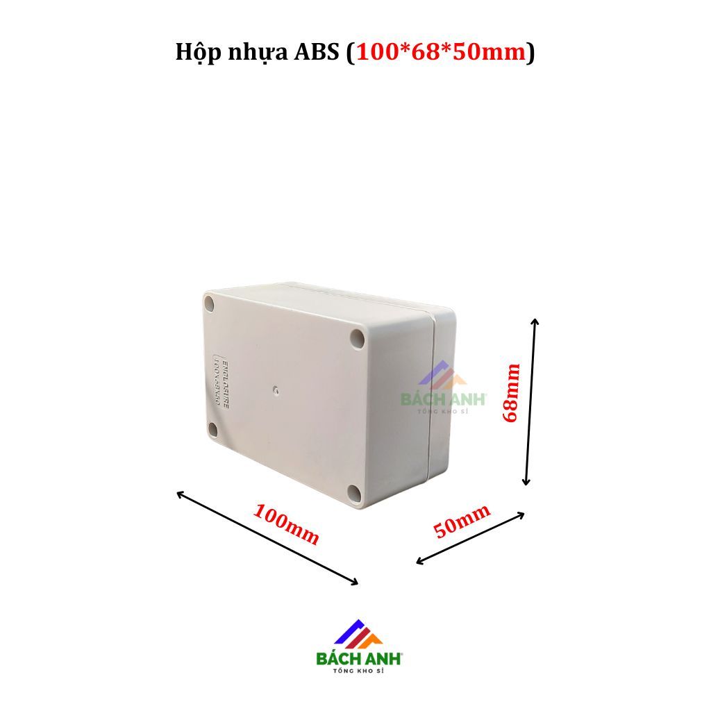 Hộp nhựa ABS chống nước (H100*68*50, H115*90*55, H158*90*60, H200*120*75, H230*150*85) | Shopee ...