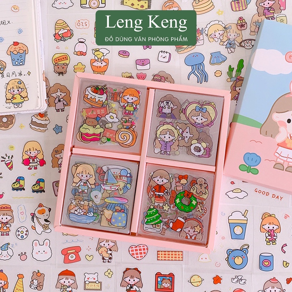 Sổ tiết kiệm đựng tiền cúc bấm Leng Keng sổ chi tiêu da PU A6 nhiều ...