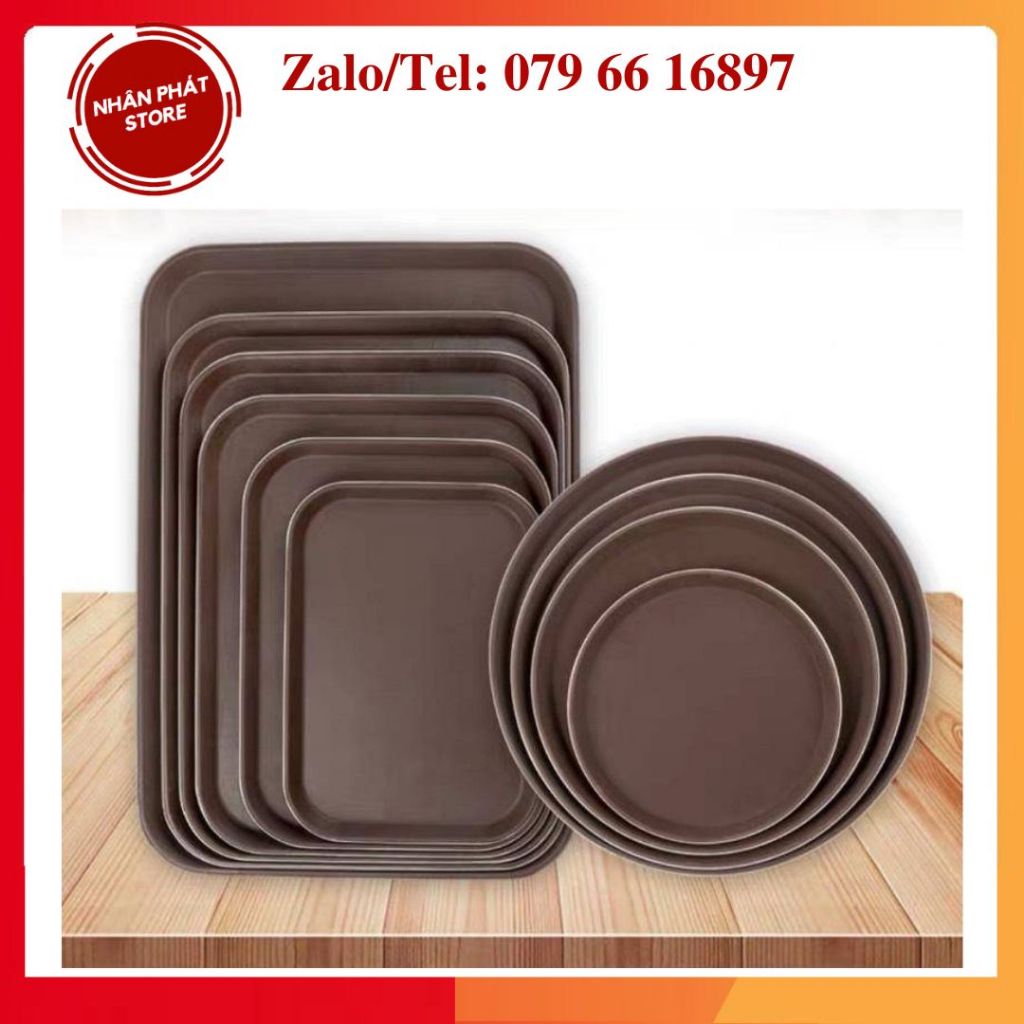 Khay chống trượt tròn - ANTI SLIP TRAY - KHAY PHỤC VỤ | Shopee Việt Nam