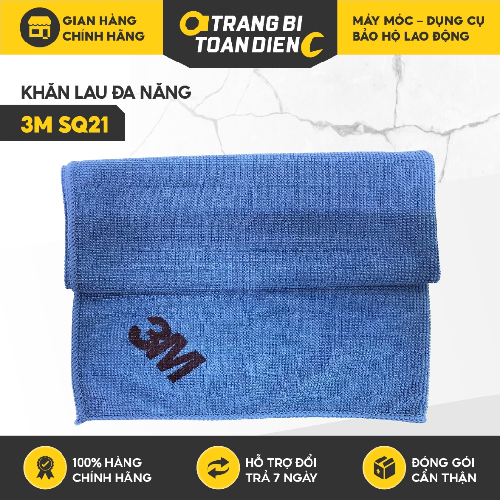 Khăn Lau Đa Năng Microfiber 3M SQ21 32cm x 36cm làm từ các sợi ...