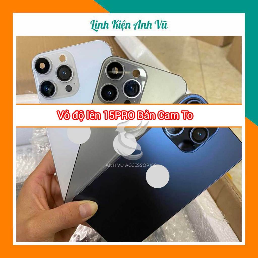 [Tặng thêm Ốp Độ] Vỏ độ TiTan X/XR/XS/XSM/11 lên 15PR/15PRM Bản Cam To ...